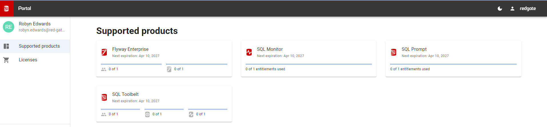 Managing license users, admins and owners – Support