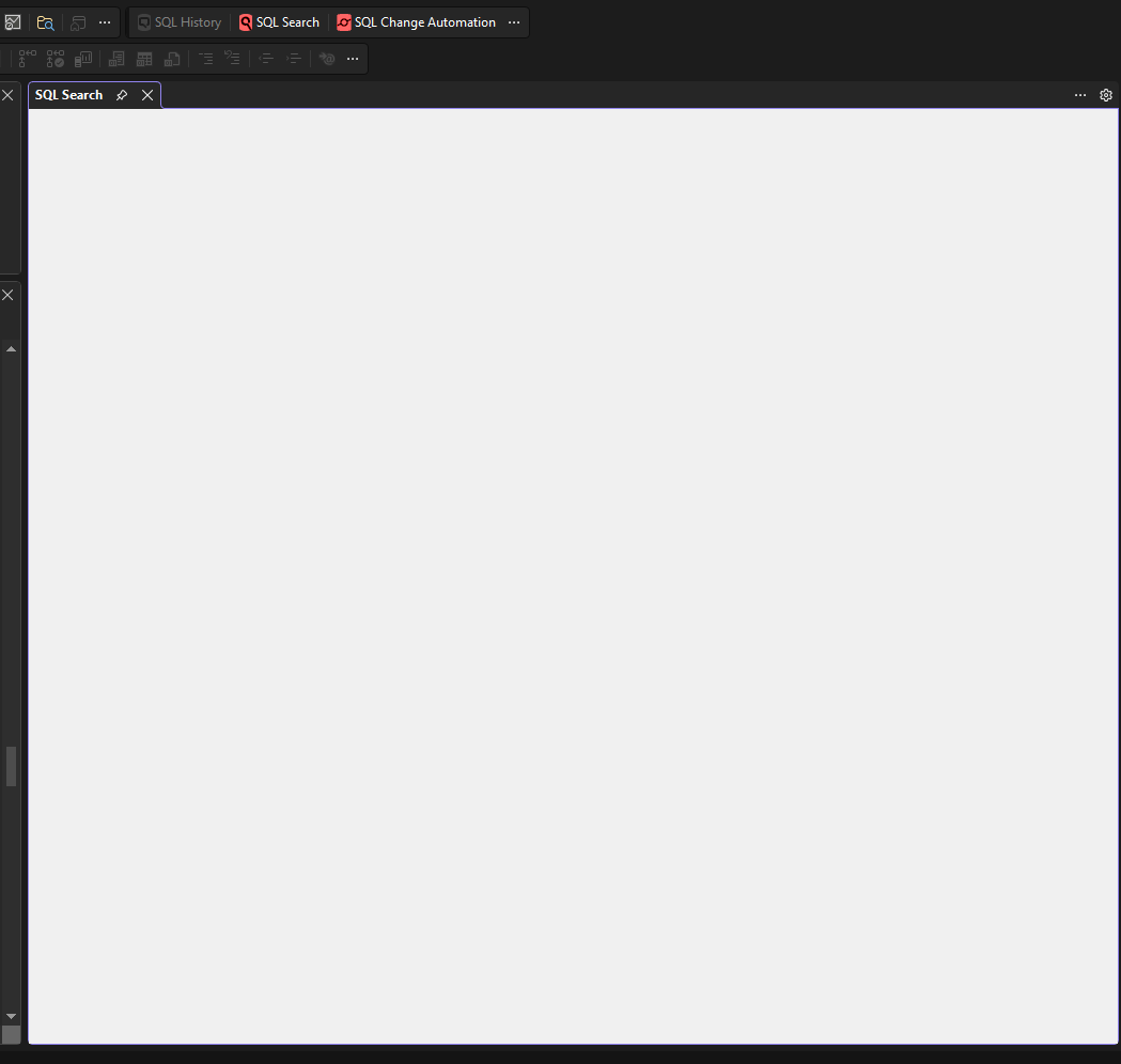 SSMS 22.2.1 SQL Search Showing a Blank Panel – Support